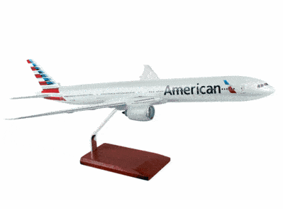 American 777 300 Model Airplane | Collectible Scale Model Aircraft