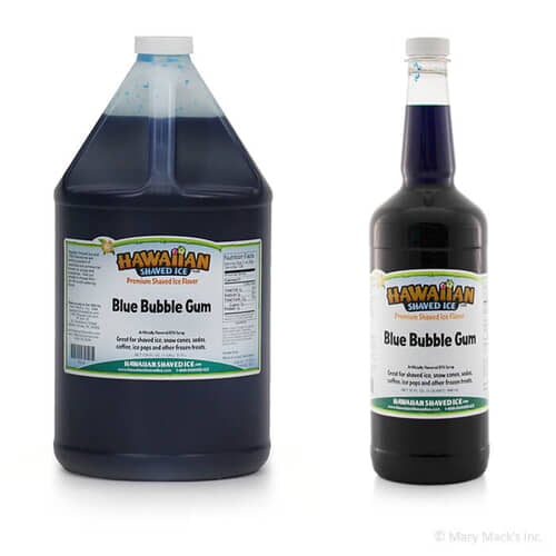 Commercial Blue Bubble Gum Syrup | 1-800-Shaved-Ice