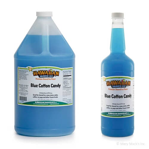 Commercial Blue Cotton Candy Syrup | 1-800-Shaved-Ice