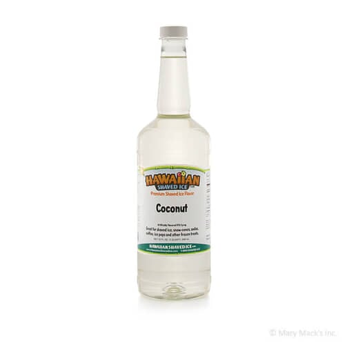 Commercial Coconut Shaved Ice Syrup | 1-800-Shaved-Ice