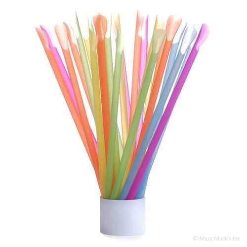Ice Spoon Straws - Neon | 1-800-Shaved-Ice