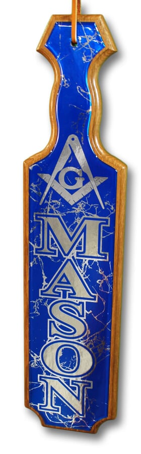 Mason / Freemason Paddle SALE $38.95. - Greek Gear®