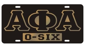 Alpha Phi Alpha License Plates & Car Accessories