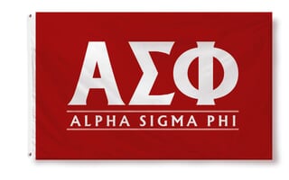 Alpha Sigma Phi Signs & Flags - Greek Clothing - Greek Gear
