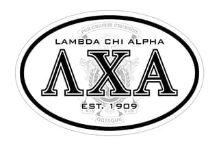 Lambda Chi Alpha Stickers & Decals - Greek Gear