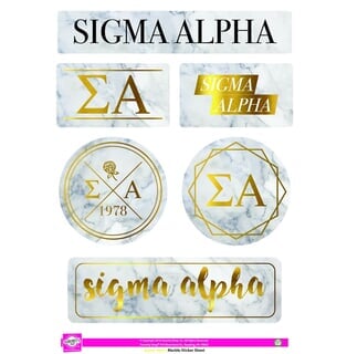 Sigma Alpha I Love Bumper Sticker SALE $4.95. - Greek Gear®