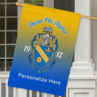 Theta Phi Alpha Sorority Retro Flag SALE $24.99. - Greek Gear®
