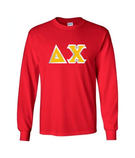 Delta Chi Custom Twill Long Sleeve T-Shirt SALE $29.99. - Greek Gear®