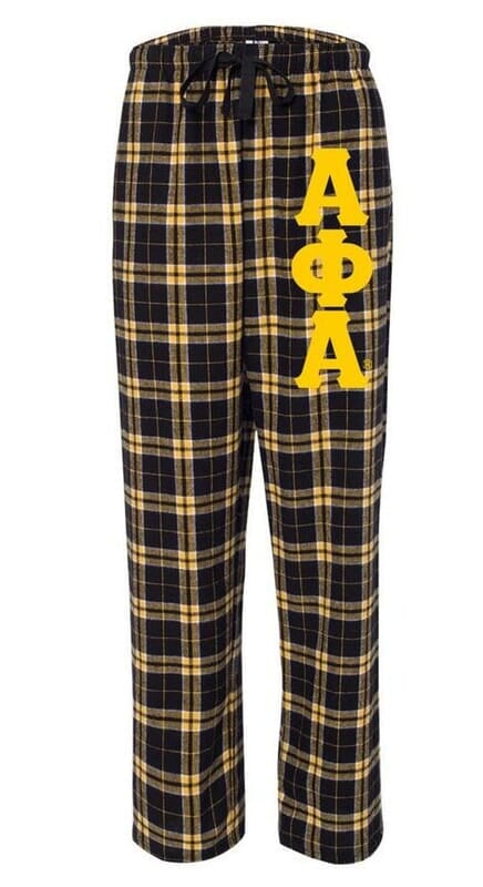 Alpha Phi Alpha Pajamas Flannel Pant SALE $34.98. - Greek Gear®