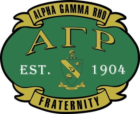 Alpha Gamma Rho Banner Crest - Shield Decal SALE $6.95. - Greek Gear®