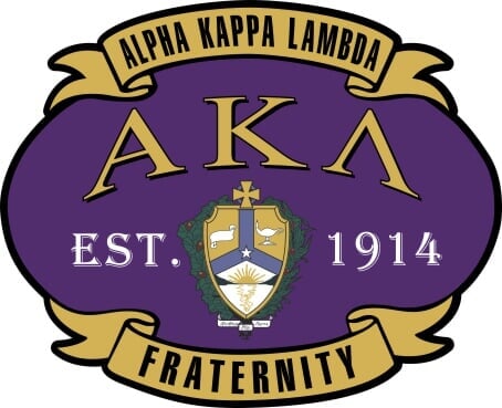 Alpha Kappa Lambda Banner Crest - Shield Decal SALE $6.95. - Greek Gear®