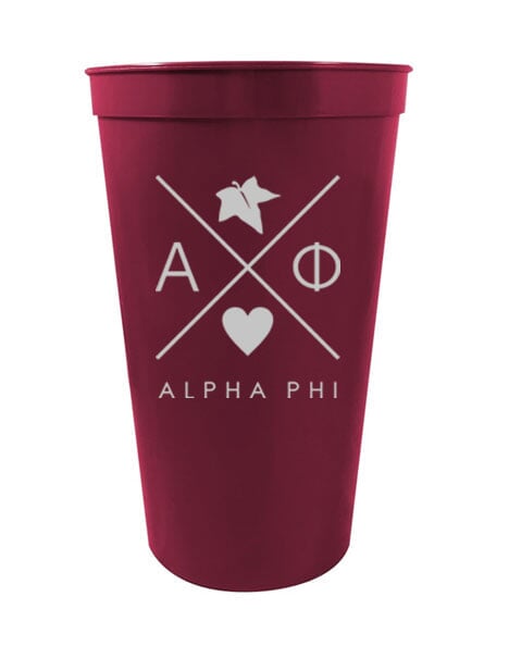 Alpha Phi Infinity Giant Plastic Cup SALE $2.95. - Greek Gear®