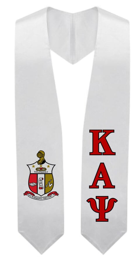 Kappa Alpha Psi Super Crest - Shield Graduation Stole SALE $34.95 ...