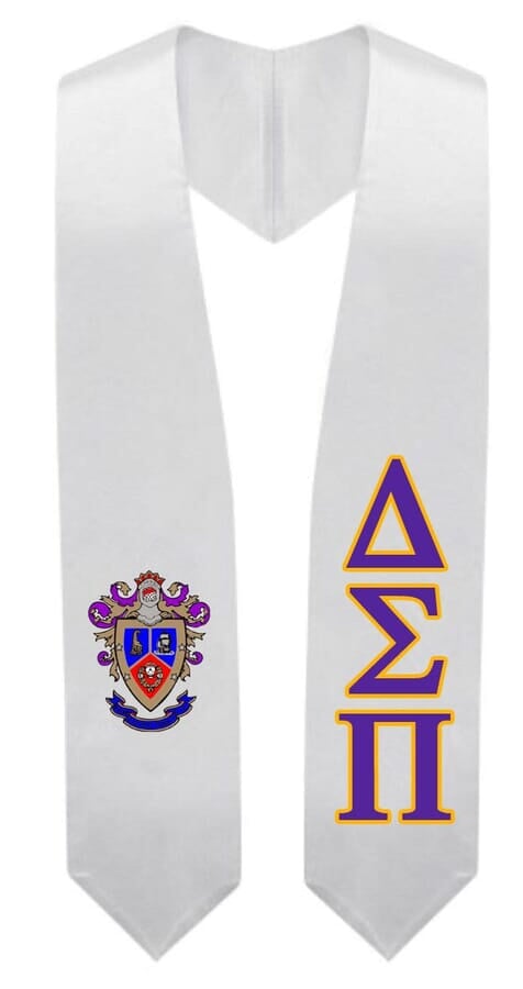 Delta Sigma Pi Super Crest - Shield Graduation Stole SALE $37.95 ...