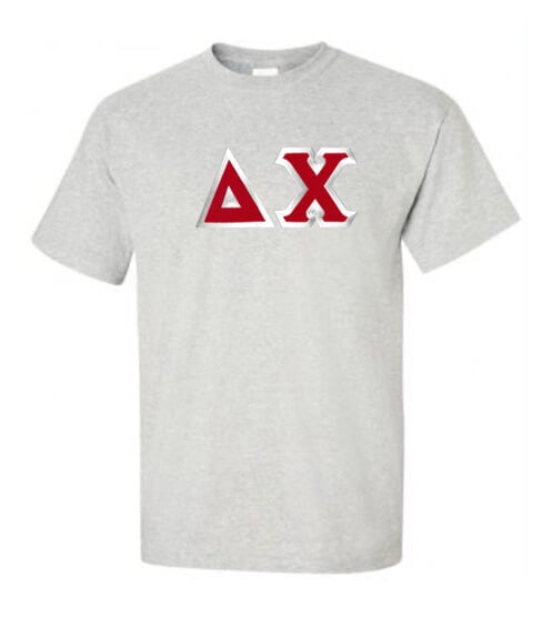 Delta Chi Custom Twill Short Sleeve T-Shirt SALE $24.99. - Greek Gear®