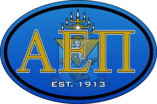 Alpha Epsilon Pi Color Oval Decal SALE $6.95. - Greek Gear®