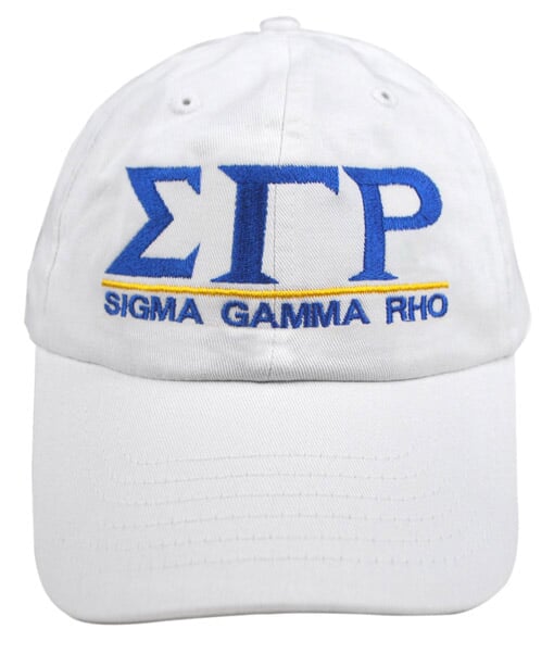 Sigma Gamma Rho World Famous Line Hat SALE $21.95. - Greek Gear®