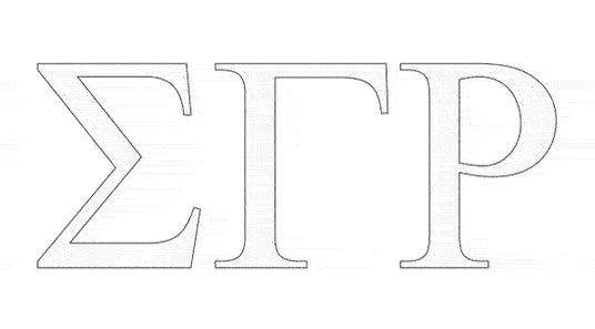 Sigma Gamma Rho Greek Letter Window Sticker Decal SALE $4.95. - Greek Gear®