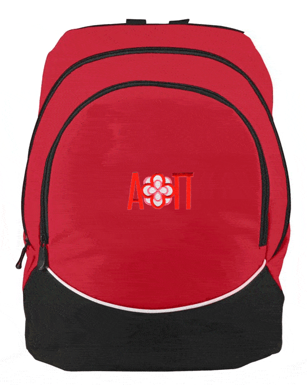 Alpha Omicron Pi Infinity Rose Sorority Backpack SALE $24.95. - Greek Gear®