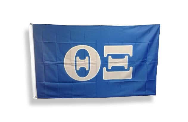 Theta Xi Big Greek Letter Flag SALE $29.99. - Greek Gear®