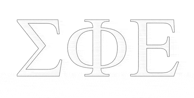 Sigma Phi Epsilon Greek Letter Window Sticker Decal SALE $4.95. - Greek ...