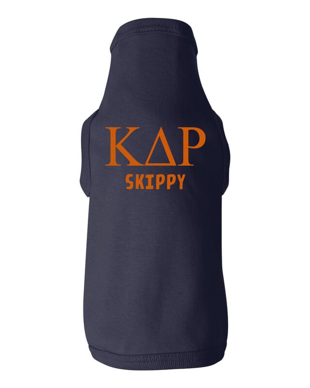 Kappa Delta Rho Doggie Tank - Tee SALE $21.95. - Greek Gear®
