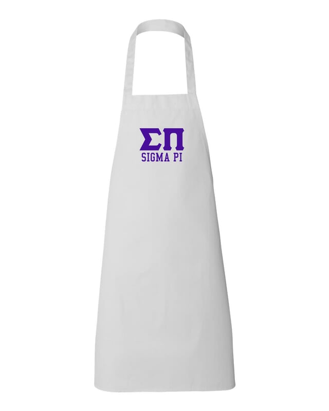 Sigma Pi Large Apron SALE $18.99. - Greek Gear®