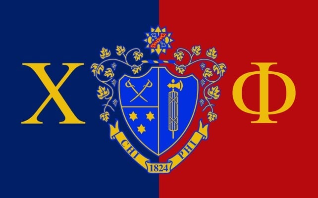 Chi Phi Flag Decal Sticker SALE $6.95. - Greek Gear®