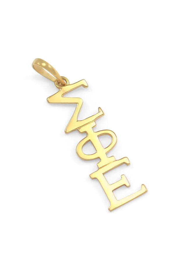 Sigma Phi Epsilon Greek 14K Solid Gold Lavaliere SALE $99.99. - Greek Gear®