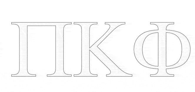 Pi Kappa Phi Greek Letter Window Sticker Decal SALE $4.95. - Greek Gear®