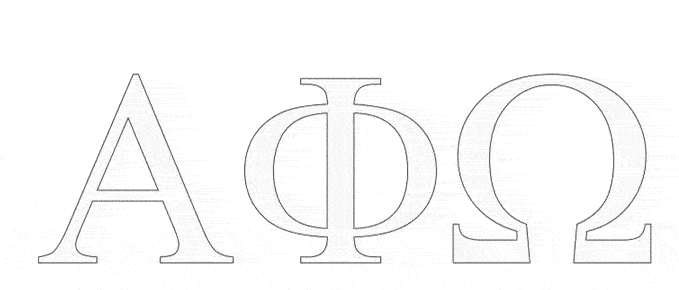 Alpha Phi Omega Greek Letter Window Sticker Decal SALE $4.95. - Greek Gear®
