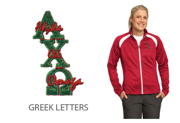 Alpha Chi Omega Crest Shield Track Jacket Sale 3995 Greek Gear®