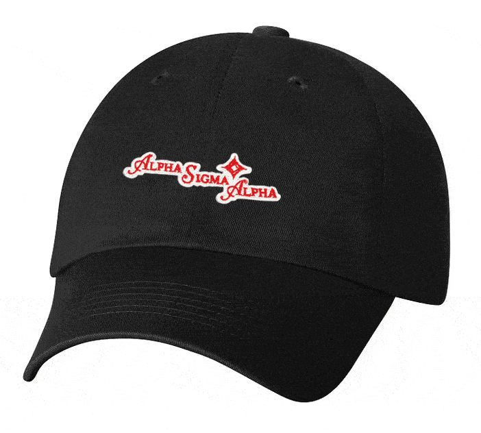 DISCOUNT-Alpha Sigma Alpha Crest - Shield Hat SALE $21.95. - Greek Gear®