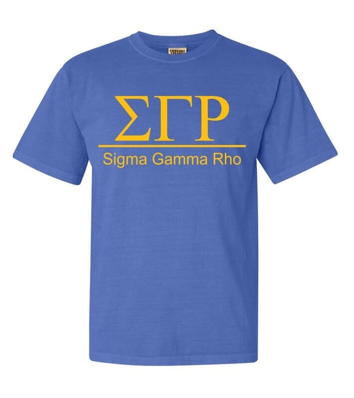 Sigma Gamma Rho Comfort Colors Heavyweight T-Shirt SALE $25.00. - Greek ...