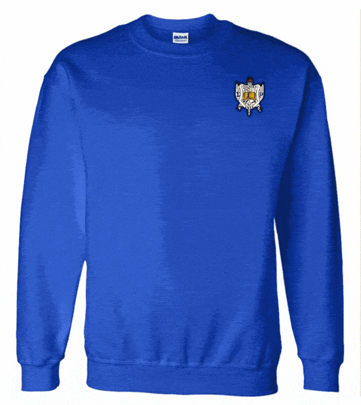 DISCOUNT-Sigma Gamma Rho World Famous Crest - Shield Crewneck ...