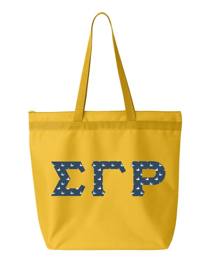 Sigma Gamma Rho Greek Letter Liberty Bag SALE $25.00. - Greek Gear®