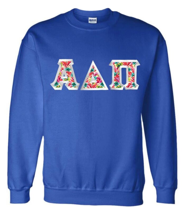 $25 Alpha Delta Pi Custom Twill Sweatshirt SALE $25.00. - Greek Gear®