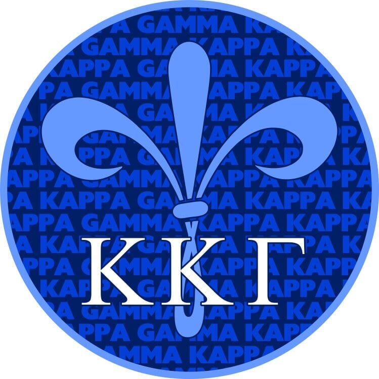 Kappa Kappa Gamma Mascot Round Decals SALE $4.95. - Greek Gear®