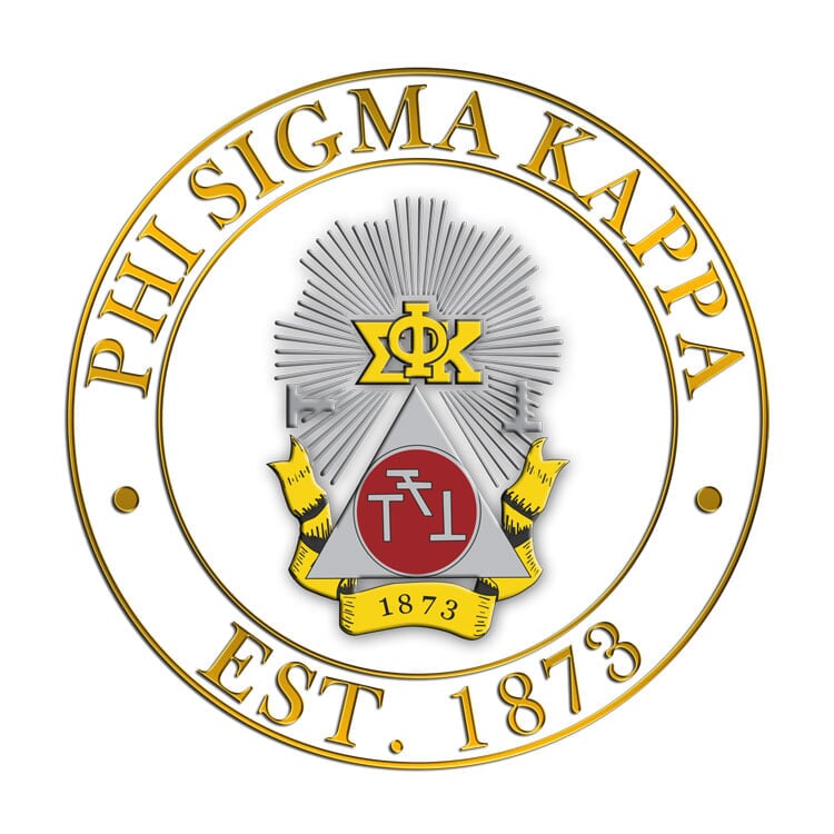 Phi Sigma Kappa Circle Crest Shield Decal SALE 6 95 Greek Gear 