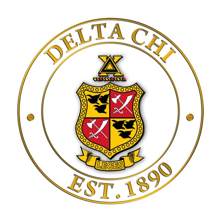 Delta Chi Circle Crest Decal SALE $6.99. - Greek Gear®