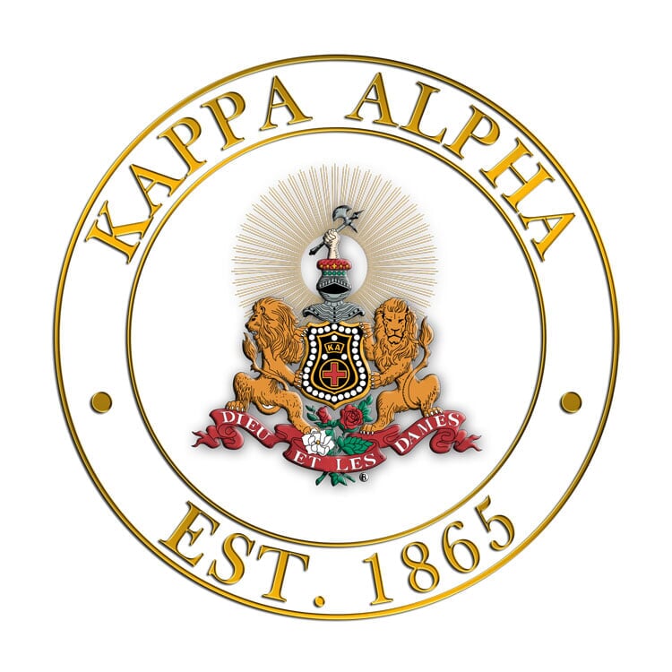 Kappa Alpha Circle Crest Decal SALE $6.99. - Greek Gear®