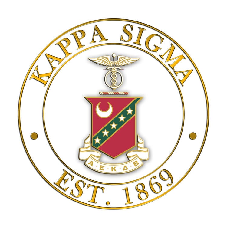 Kappa Sigma Circle Crest Decal SALE $6.99. - Greek Gear®