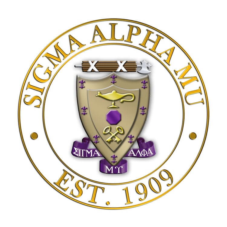 Sigma Alpha Mu Circle Crest Decal SALE $6.99. - Greek Gear®