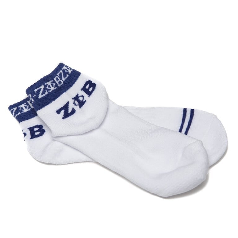 Zeta Phi Beta Ankle Socks SALE $9.99. - Greek Gear®