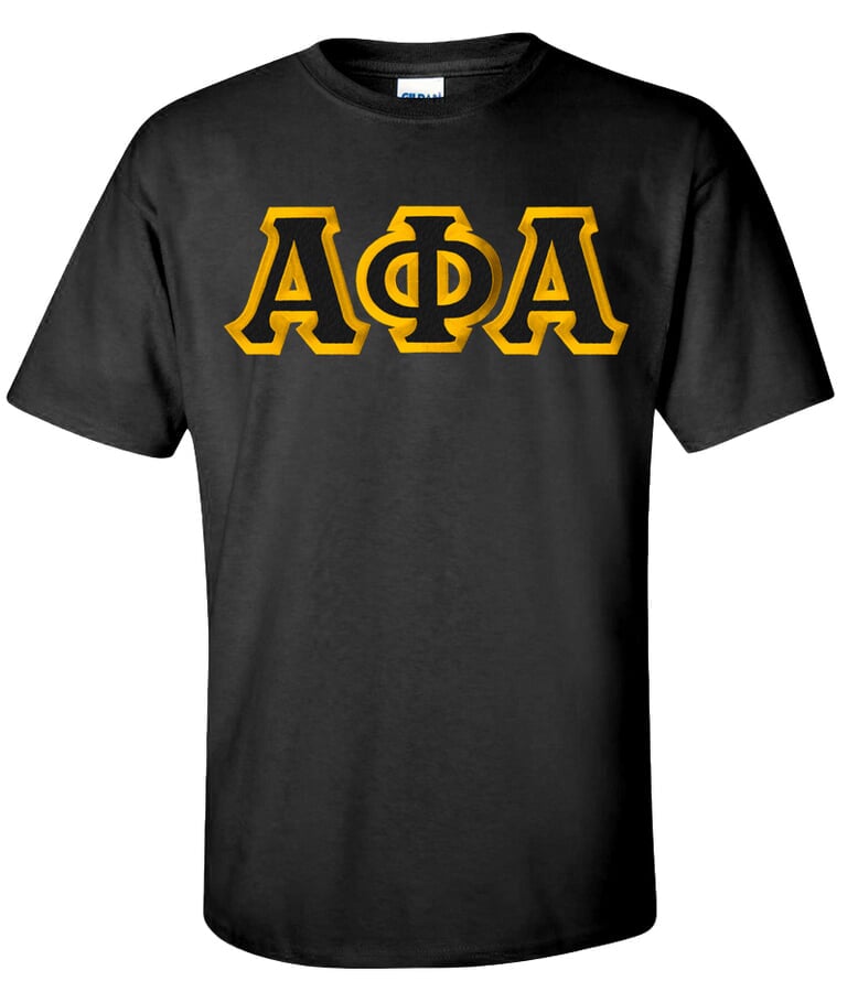 Alpha Phi Alpha Custom Twill Short Sleeve T-Shirt SALE $24.99. - Greek ...