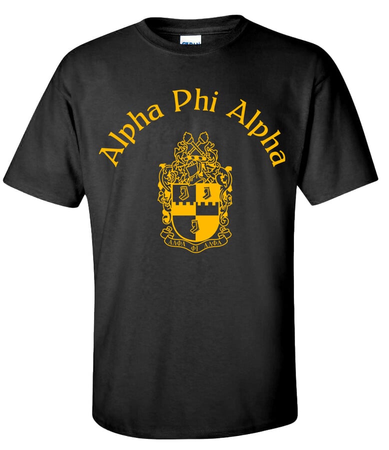 Alpha Phi Alpha World Famous Crest - Shield Tee SALE $20.00. - Greek Gear®