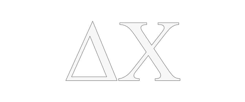 Delta Chi Greek Letter Window Sticker Decal SALE $4.95. - Greek Gear®