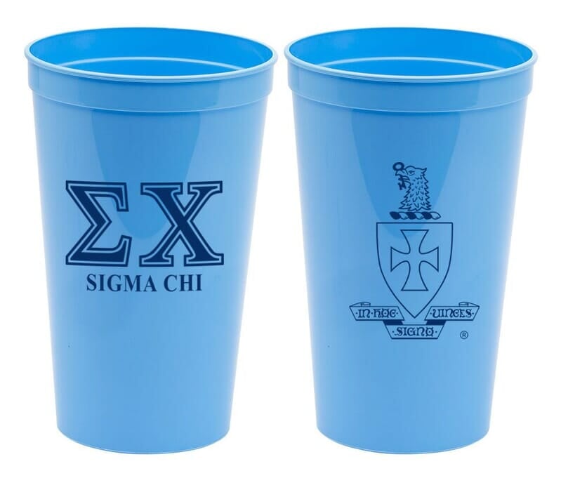 Sigma Chi Big Crest Stadium Cup SALE $2.95. - Greek Gear®
