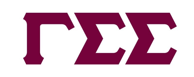 Gamma Sigma Sigma Big Greek Letter Window Sticker Decal SALE $8.95 ...