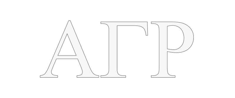 Alpha Gamma Rho Greek Letter Window Sticker Decal SALE $3.95. - Greek Gear®